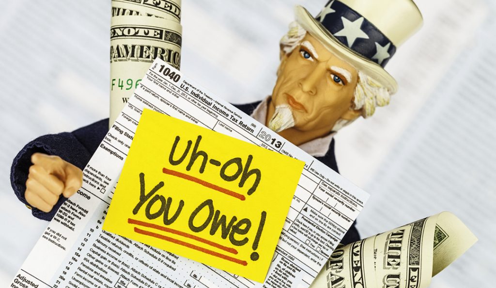 Tax Season: Uncle Sam with Warning that You Owe Taxes! — RISMedia