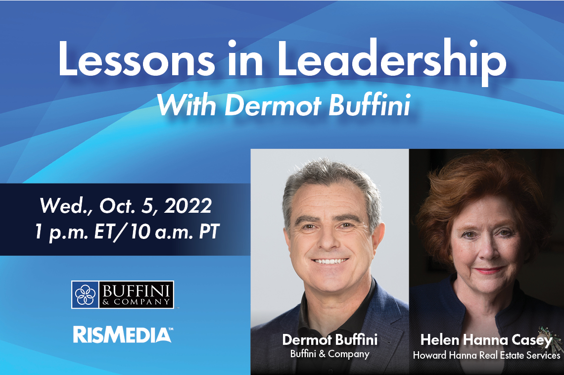 Lessons in Leadership With Dermot Buffini — RISMedia