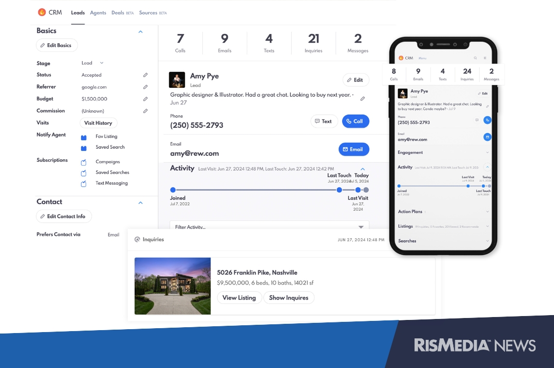 REW Unveils Massive NEW CRM Release — RISMedia