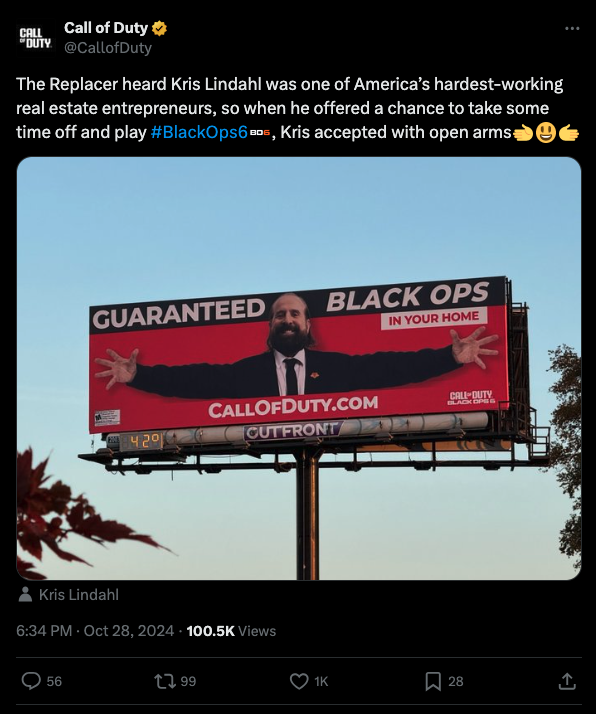 Call of Duty’s ‘The Replacer’ Gets Kris Lindahl Playing Games, Scoring ...